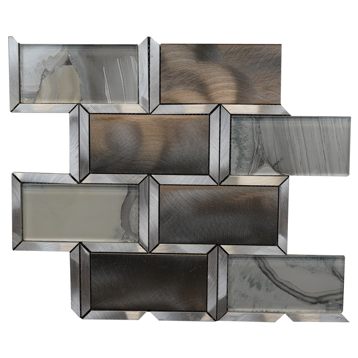 DIECAST STEEL REPOSE GREY 12"X12" - Agate Tile & Stone