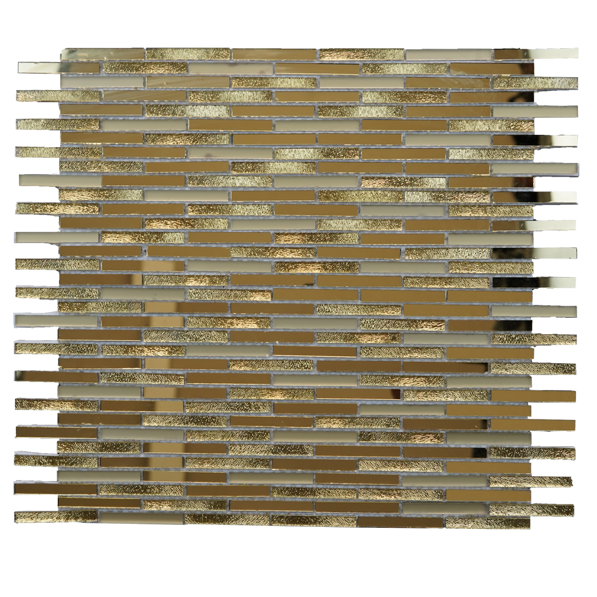 REFLECTION GOLD BLEND 12"X12" - Agate Tile & Stone