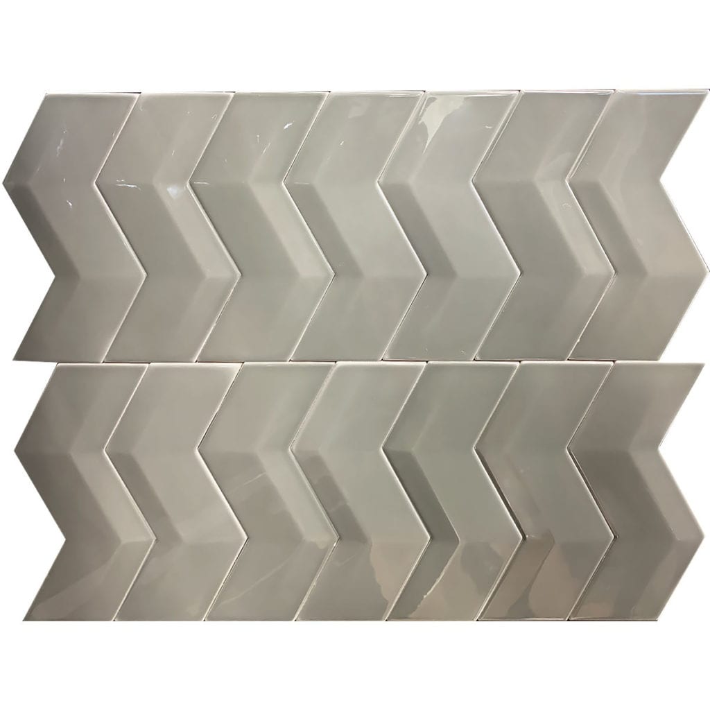 BING 3D-S TAN GLOSSY 5"X9" - Agate Tile & Stone