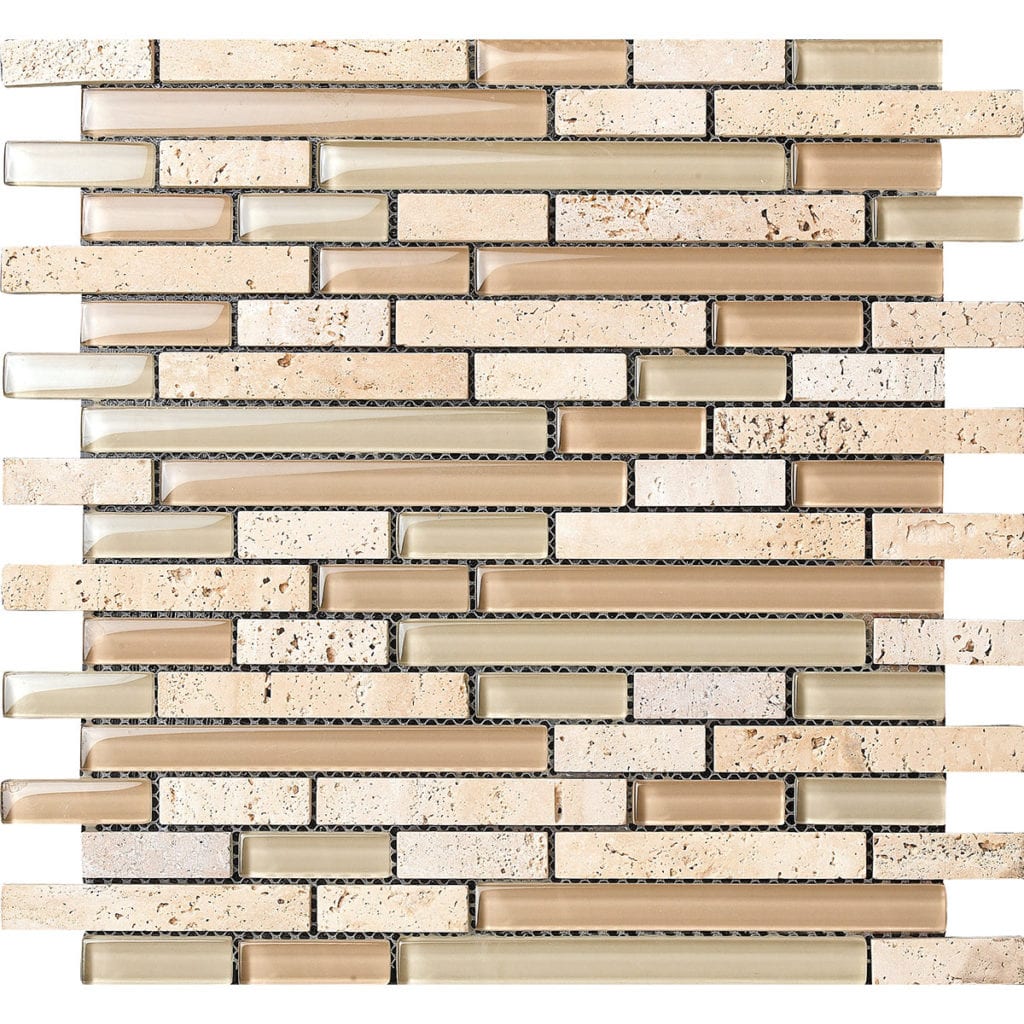 EMERGE CREAM/WHITE/STONE 12"X12" - Agate Tile & Stone