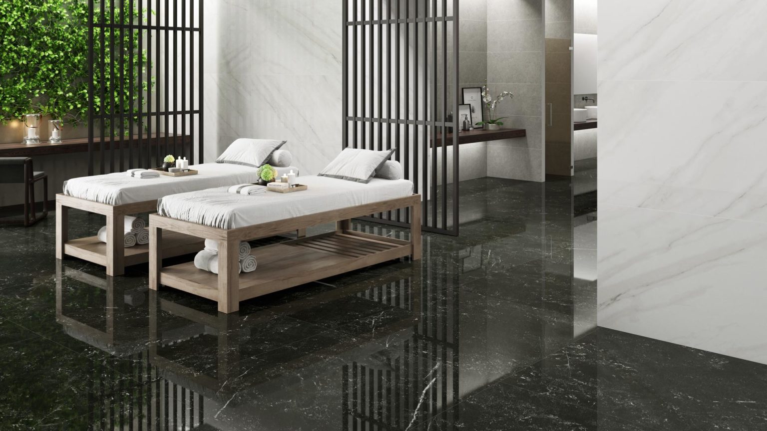 LENCI BLANCO GLOSSY 36"X72" - Agate Tile & Stone